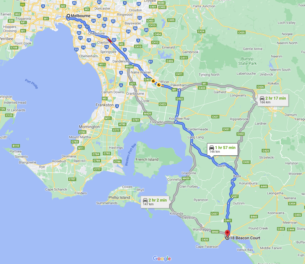 Getting there – Anembo Cottage